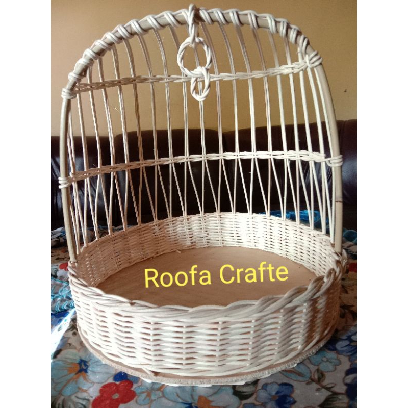 Hanging Cage Rattan Basket Measuring Unit L | Shopee Malaysia