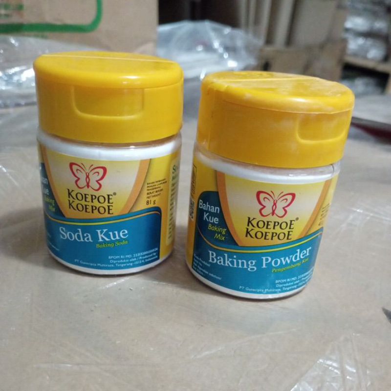 KOEPOE KOEPOE BAKING POWDER AND BAKING SODA 45 GR ALMIRA PLASTIC ...