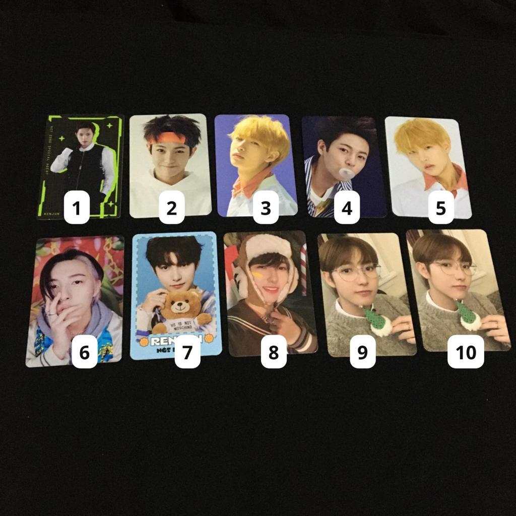 Pc PHOTOCARD RENJUN NCT DREAM NCT ZONE TINCASE SET 6TH ANNIVERSARY NAIL ...