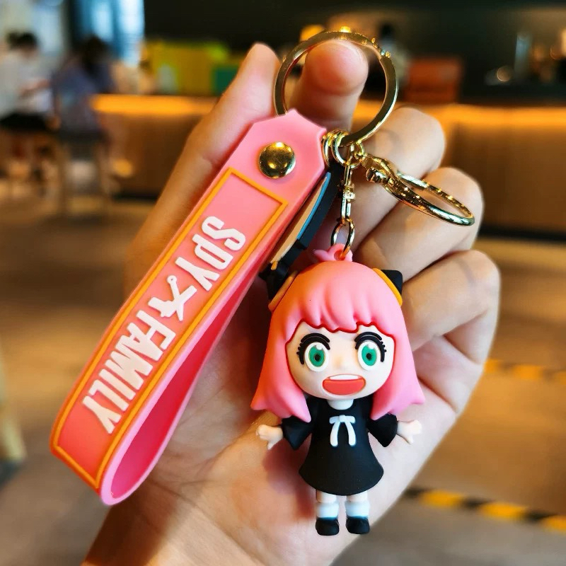 GANTUNGAN Anime Keychain: ANYA Spy X Family Kawaii Cute Keychain ...