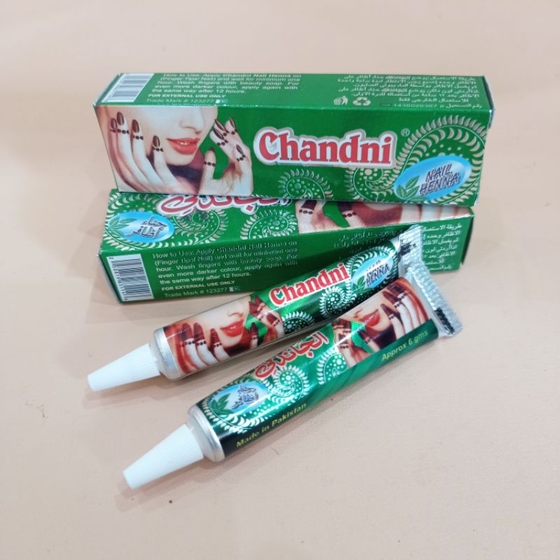 HENNA CHANDELNI NAIL ORIGINAL ARABIC HENNA HAND HENNA / 1 PCS | Shopee ...