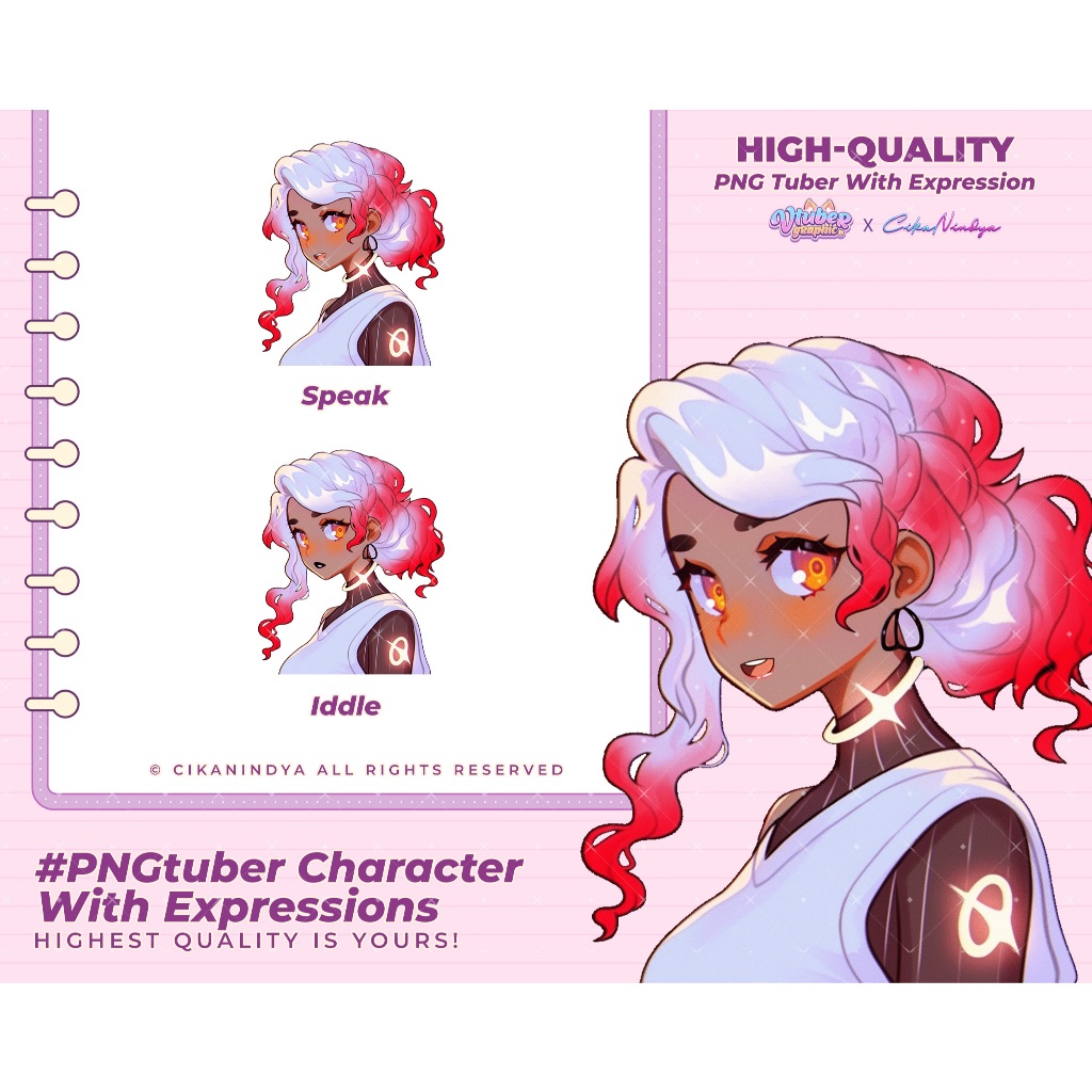 Make Your Streaming More Attractive with Adorable PNG Tubers, Virtual ...