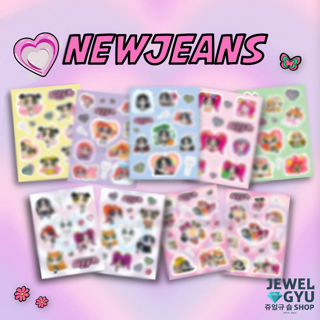 New Jeans PPG Sticker/Sticker NJ KPOP Danielle Haerin Hanni Hyein [Sale ...