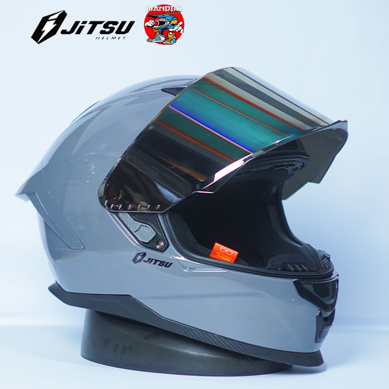 Original FULLFACE HELMET JITSU AIR 1 Solid Latest SNI HELM ORIGINAL ...