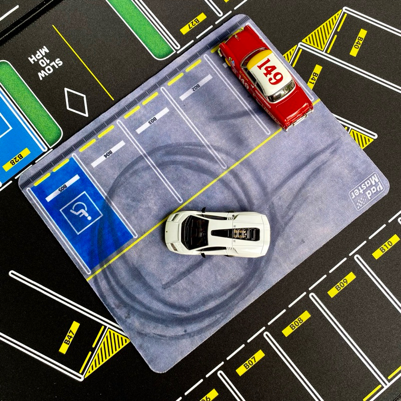 Mini Diorama Mousepad Parking Pad Hot Wheels Diecast 1/64 scale ...