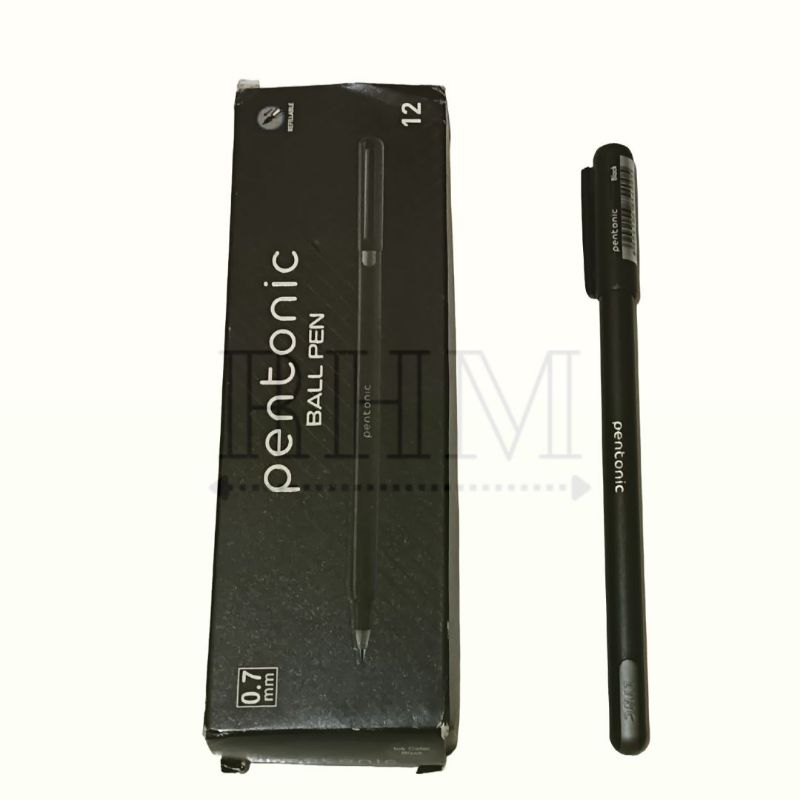 HITAM Pentonic Pens Office & School Pentonic Black 1 Dozen (12 pcs ...