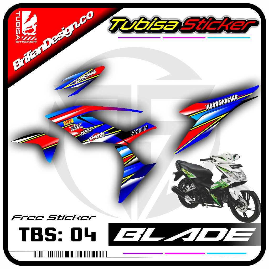 Sticker Striping Blade Variation 110 - Sticker Striping Motor Blade 110 ...