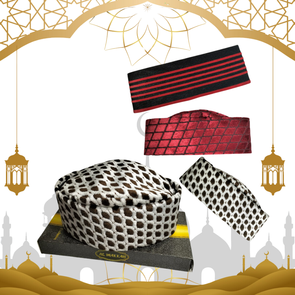 Betawi Songkok Kopiah Hat with the Latest Motifs for Men and Children ...