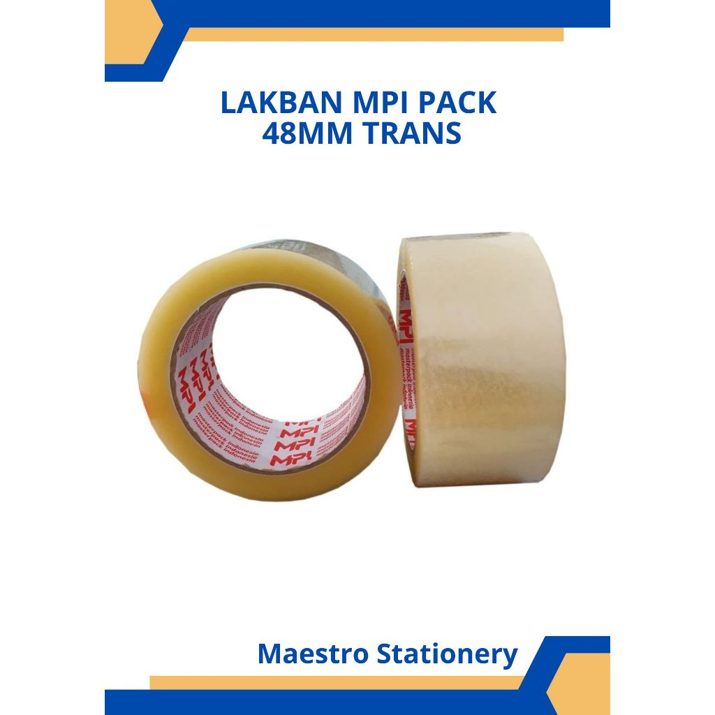 Clear Duct Tape - 48 mm x 90 yards / 2 inch / Master Pack Indonesia ...