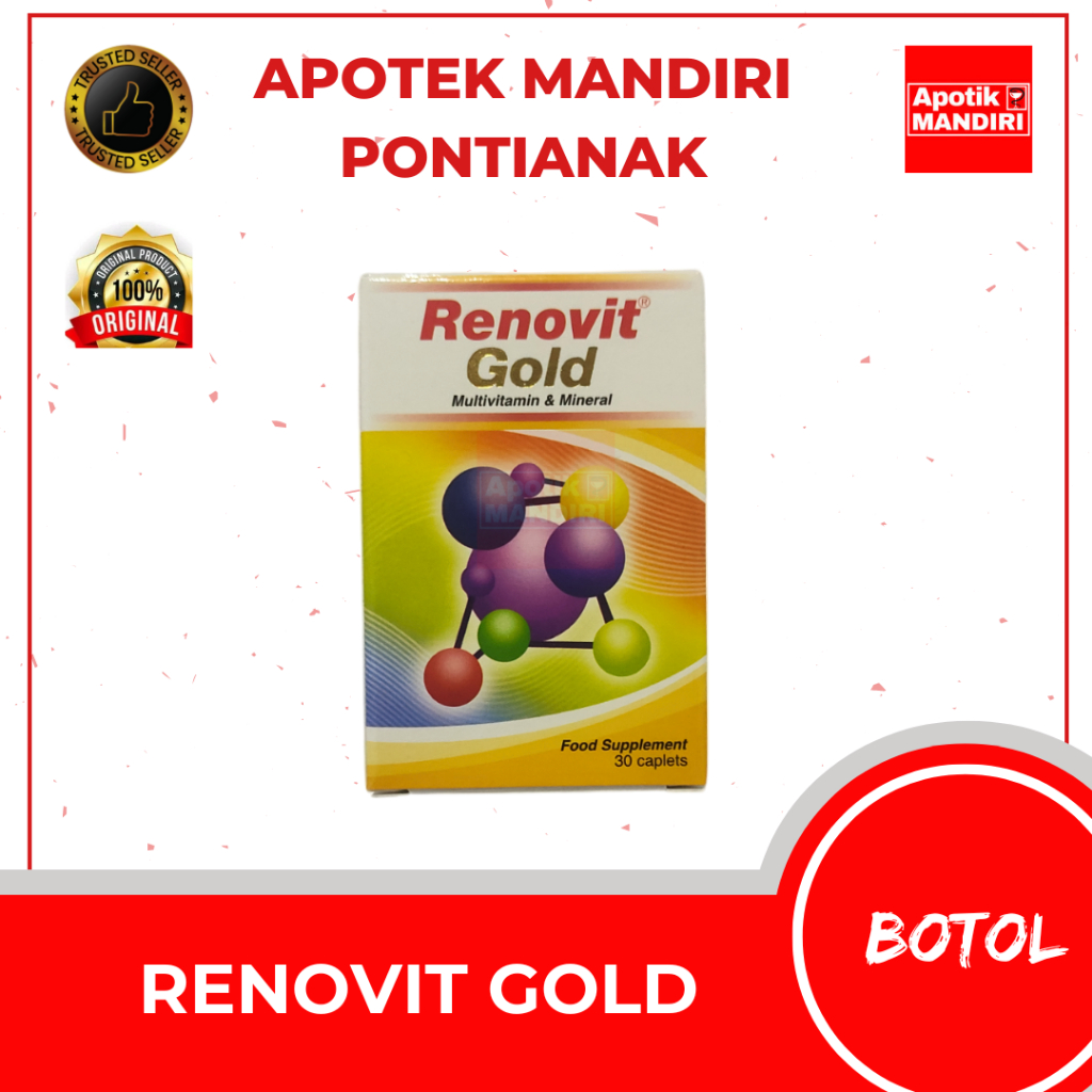 Renovit GOLD - Adult Multivitamin and Mineral Supplement | Shopee Malaysia