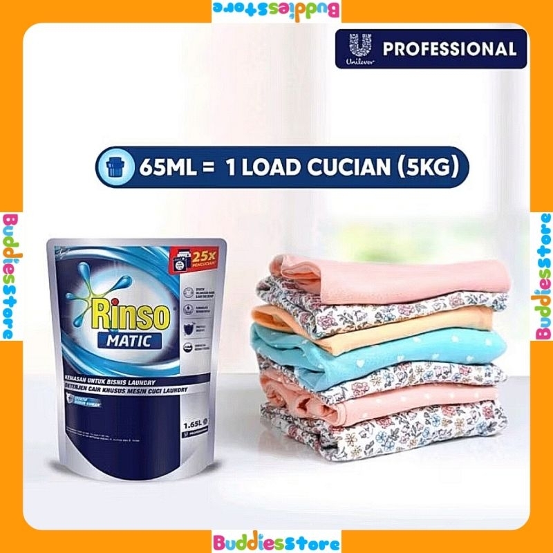 MESIN [Sale] Matic Liquid Detergent 1.65L Front Opening Washing Machine ...