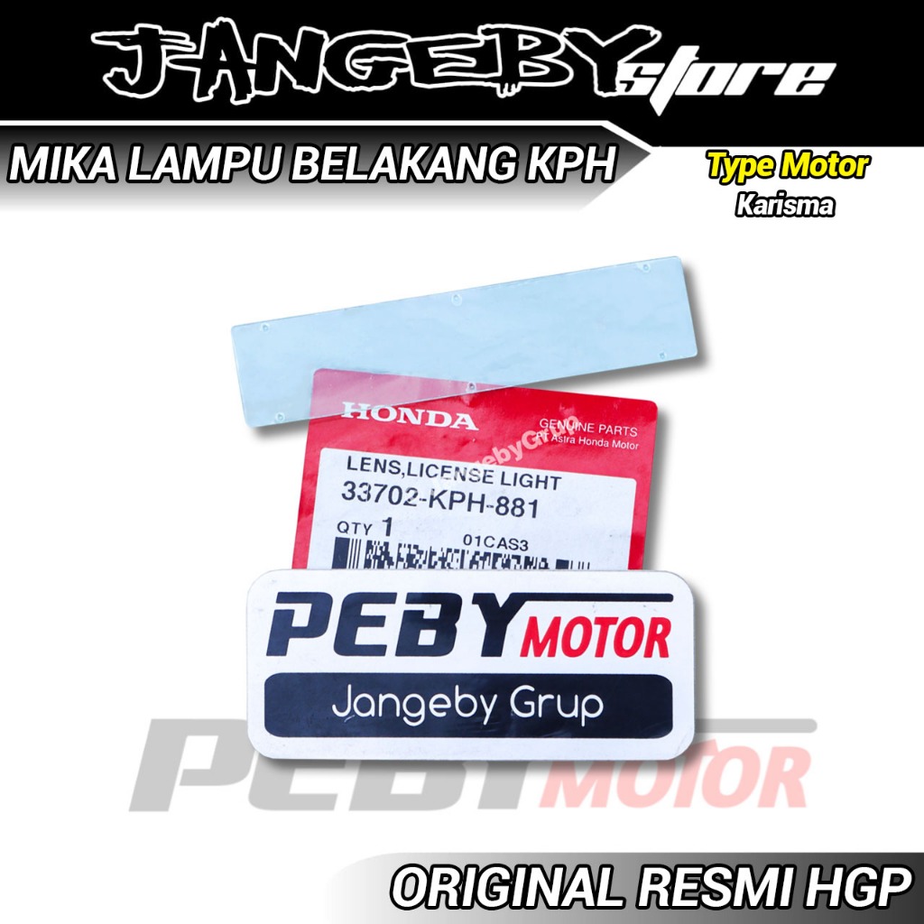 Mika Rear License Plate Lamp Karisma ORIGINAL Official HGP 33702KPH ...