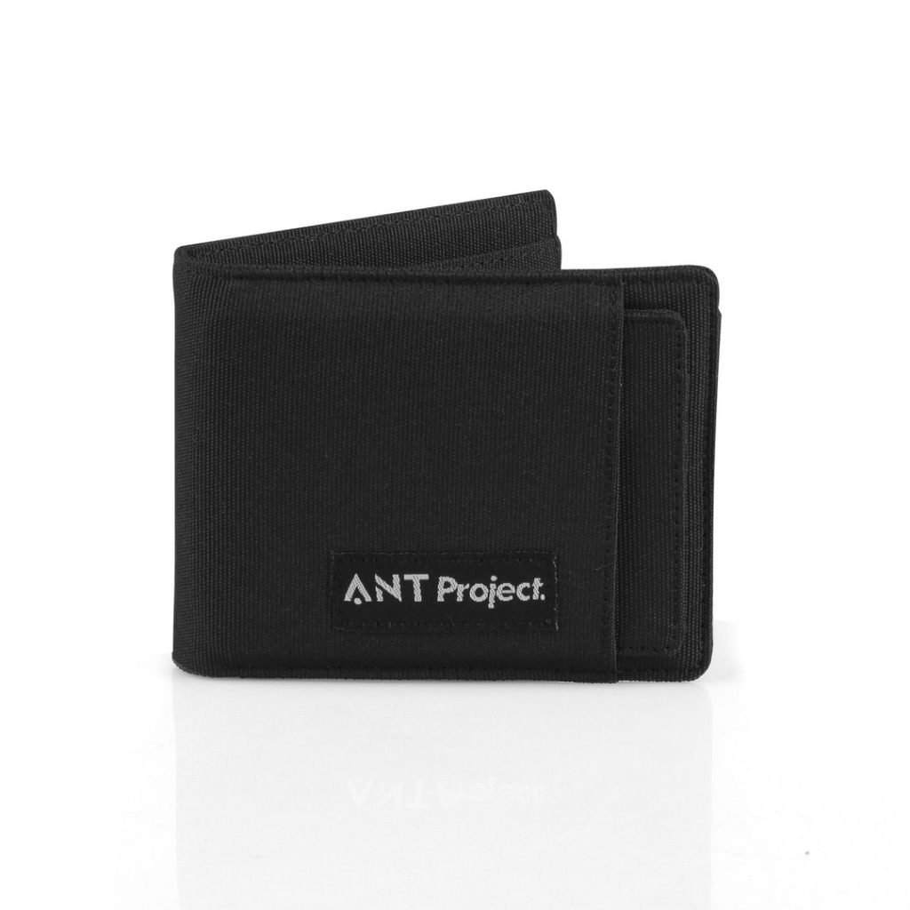 ANT PROJECT - POCKET Black Men's Folding Wallet - ATM Card and Money ...