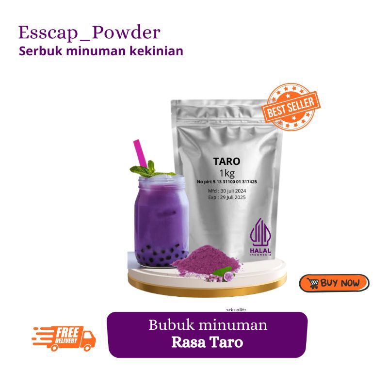 Taro Flavored Drink Powder 1kg/assorted Flavored Drink Powder/Instant ...