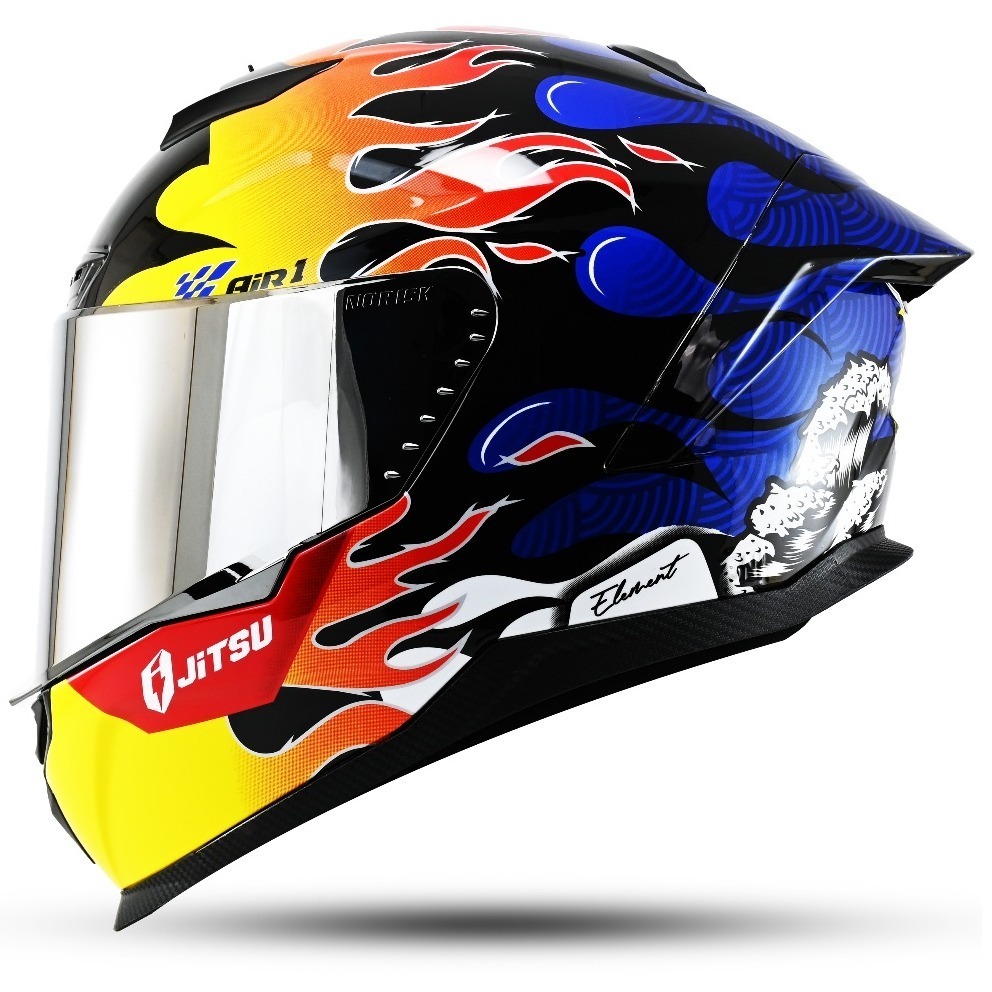 Jitsu AIR-1 Helmet ELEMENT MOTIF FULLFACE Helmet Latest Design ...