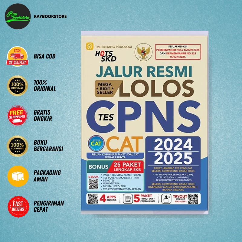 Official pathway book passes the 2024/2025 CPNS test - Mega Smart ...