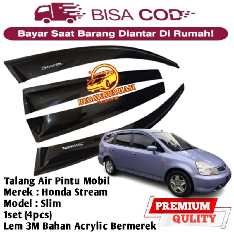 Honda Stream car water gutter, slim 4-door model | Shopee Malaysia