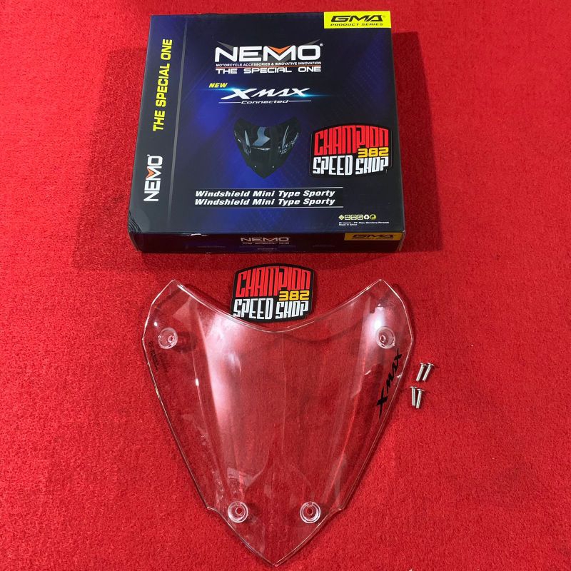 Windshield Visor NEMO GMA New XMAX X-MAX 250 Connected 2023 2024 Clear ...