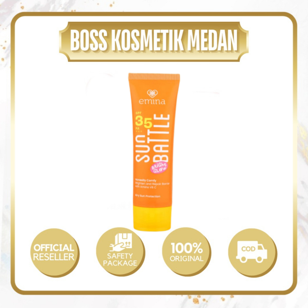 (FUN Size-box) Emina Sun Battle spf 35 PA+++++++ 20ML | Shopee Malaysia