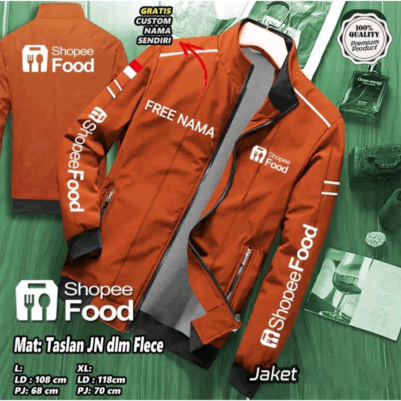 Shopeefood JACKET / RUBBY SHOPEEFOOD WINTER / SHOPEEFOOD ZIPPER JACKET ...