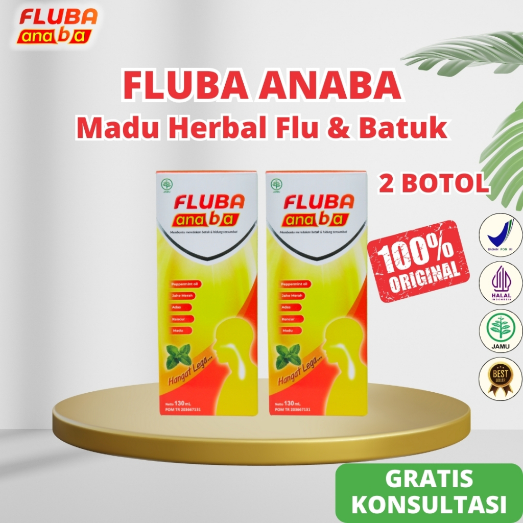 Fluba ANABA - Natural Honey Treats Flu Cough Tonsils Sore Throat ...
