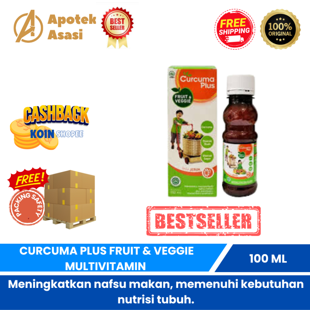 Curcuma Plus Fruit & Veggie Multivitamin Fruit and Vegetable Extract ...