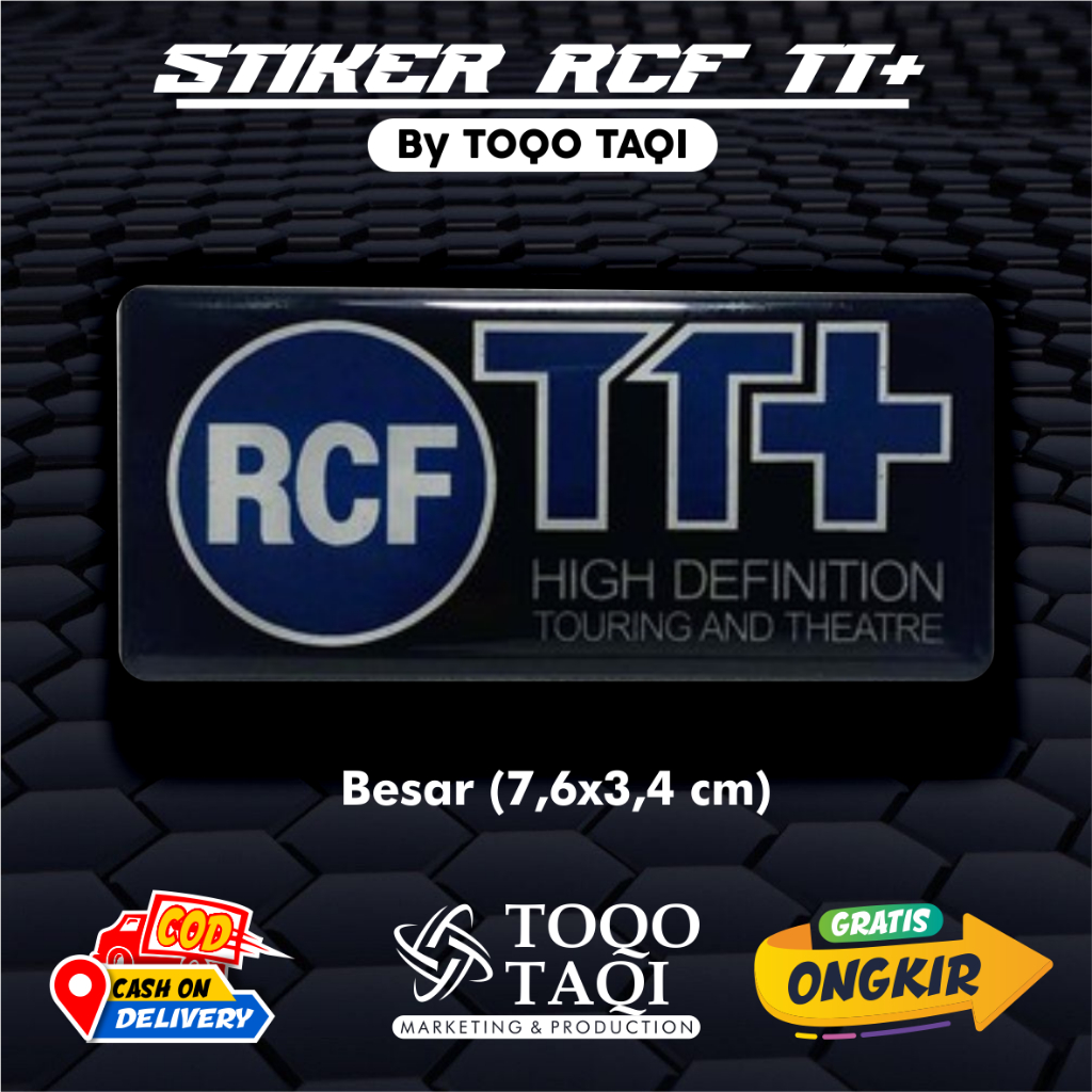 Rcf TT Logo+ Embossed Emblem | Shopee Malaysia