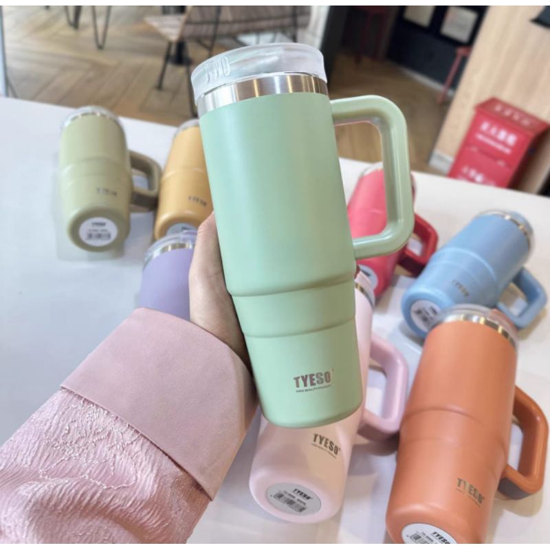 Original Tyeso with Handle 900ml & 1200ml/Tyeso Tumbler/Vacuum ...