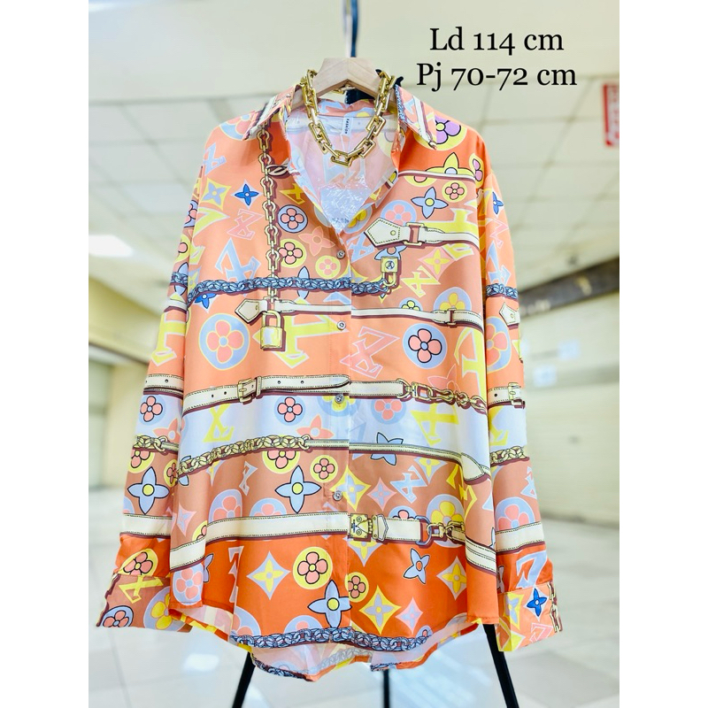 KEMEJA New Beautiful premium silk Shirt (LD 114cm Length 70cm - 72cm) | Shopee Malaysia