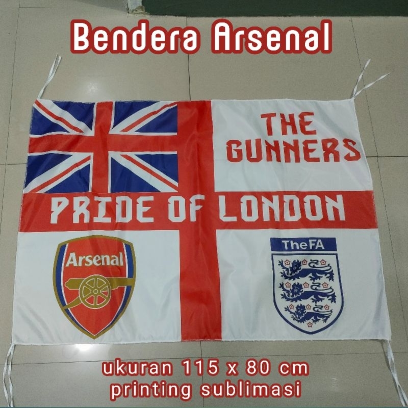 Arsenal FLAG ARSENAL ENGLAND FLAG | Shopee Malaysia