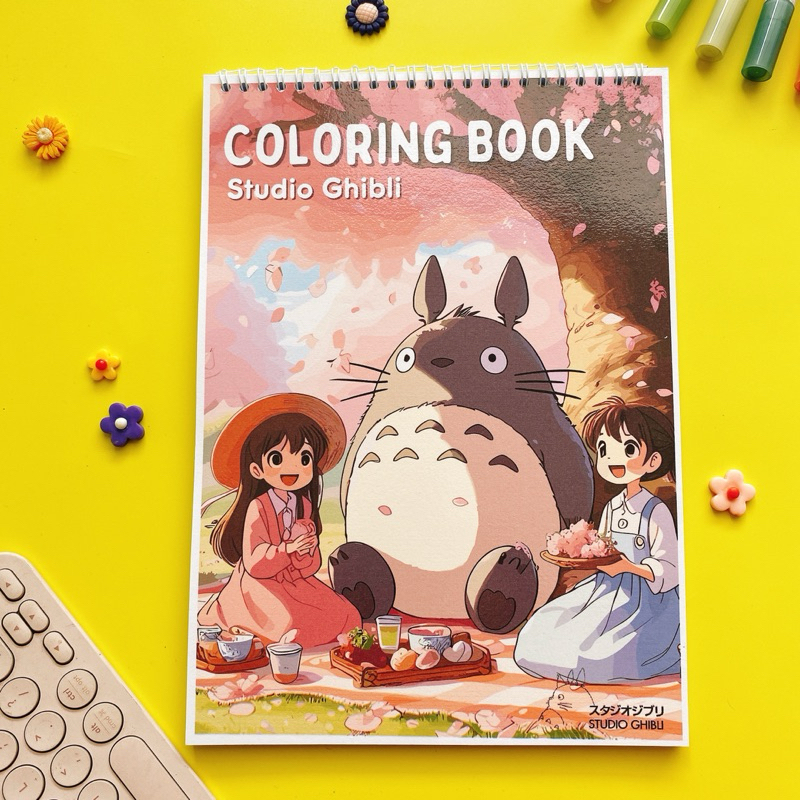 Gibli Studio Adult Coloring Book | Shopee Malaysia