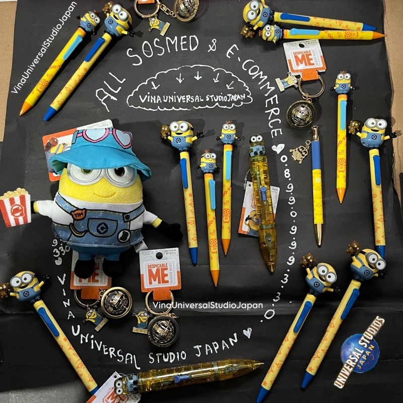 Universal studio Japan Merchandise Original minion Japanese usj team ...