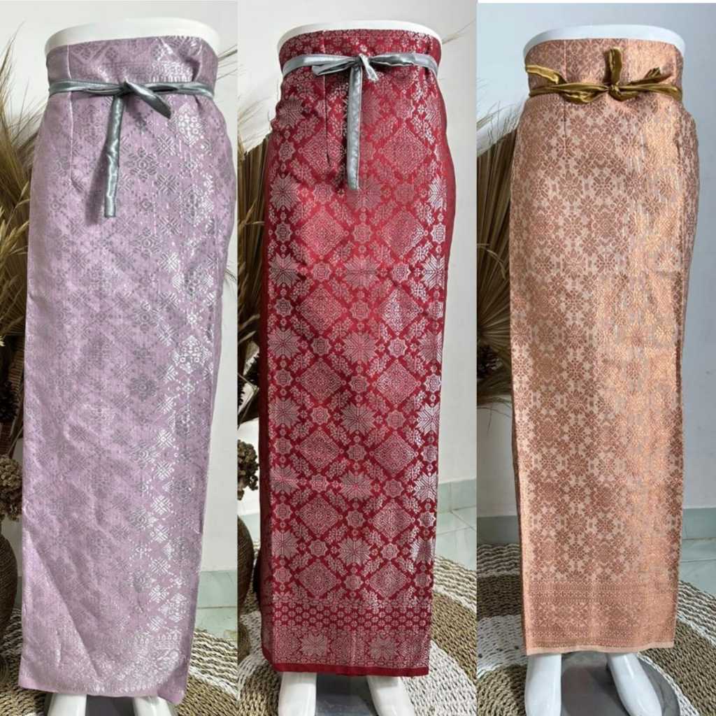 Songket Skirt/songket lilit Skirt Ready To Use/ bridesmaid Skirt ...