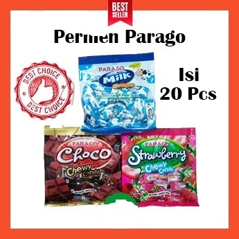 Soft Milk Candy / Chewy Candy Milk Parago 60 Gr Mint, Grape, Milk ...