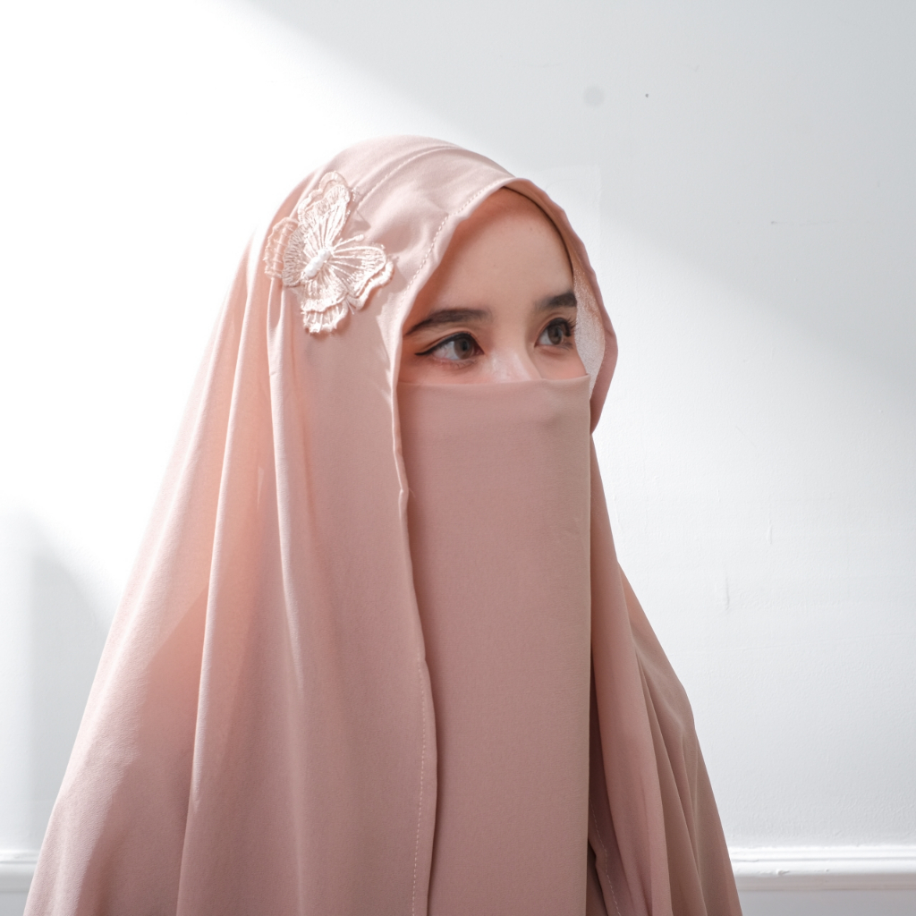 Atalya HIJAB FRENCH KHIMAR NIQAB Beautiful BUTTERFLY/NIQAB SIMPLE PET ...