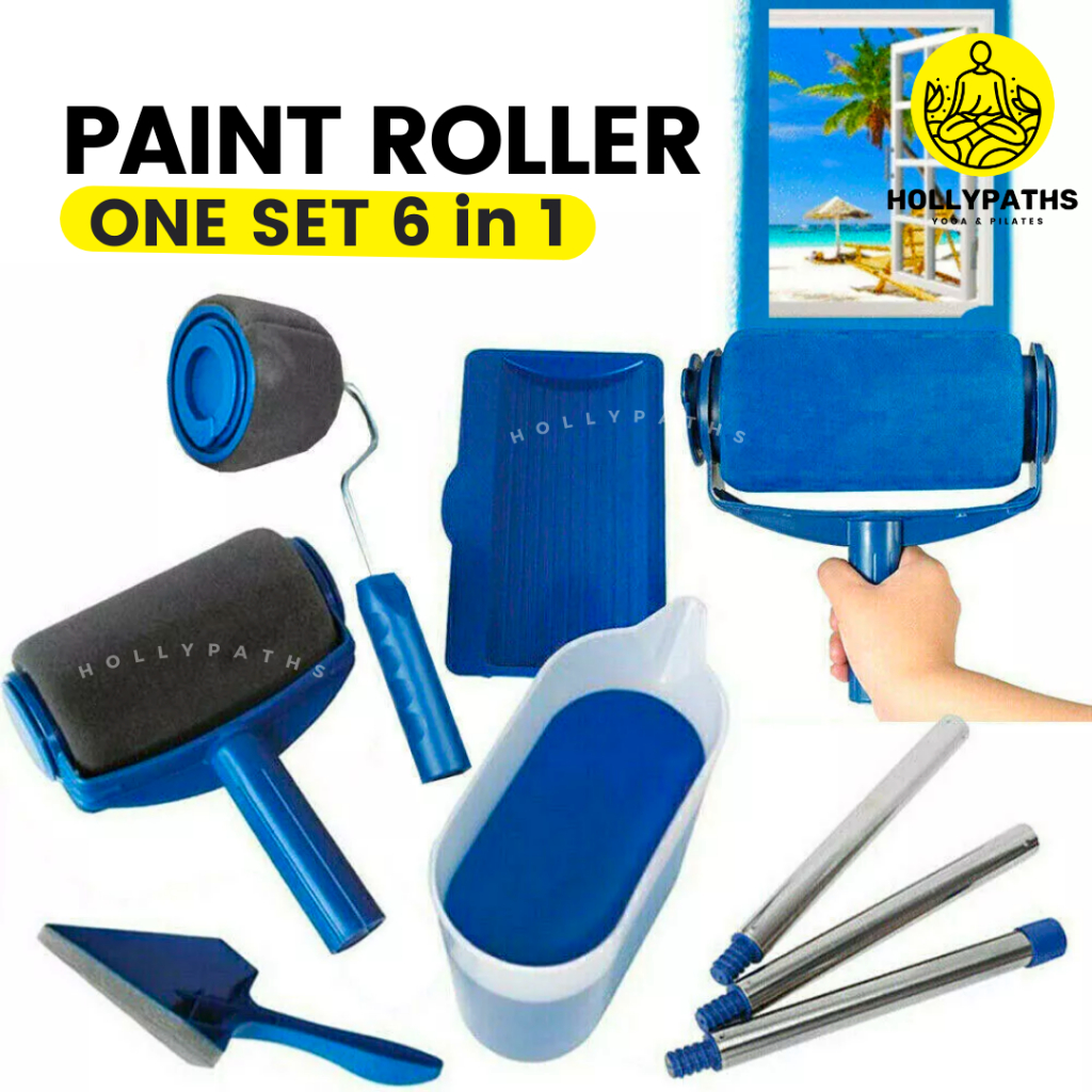 Wall Paint Roll / Wall Paint Brush Paint Runner Pro 6 in 1 Paint Roller ...