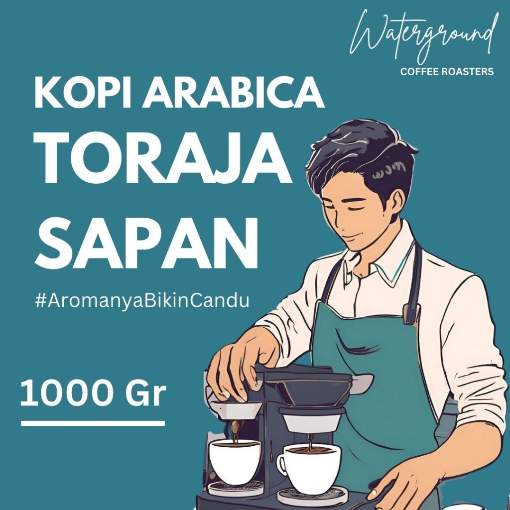 Waterground Coffee Toraja Arabica Coffee Sapan Coffee Beans GRADE 1 ...