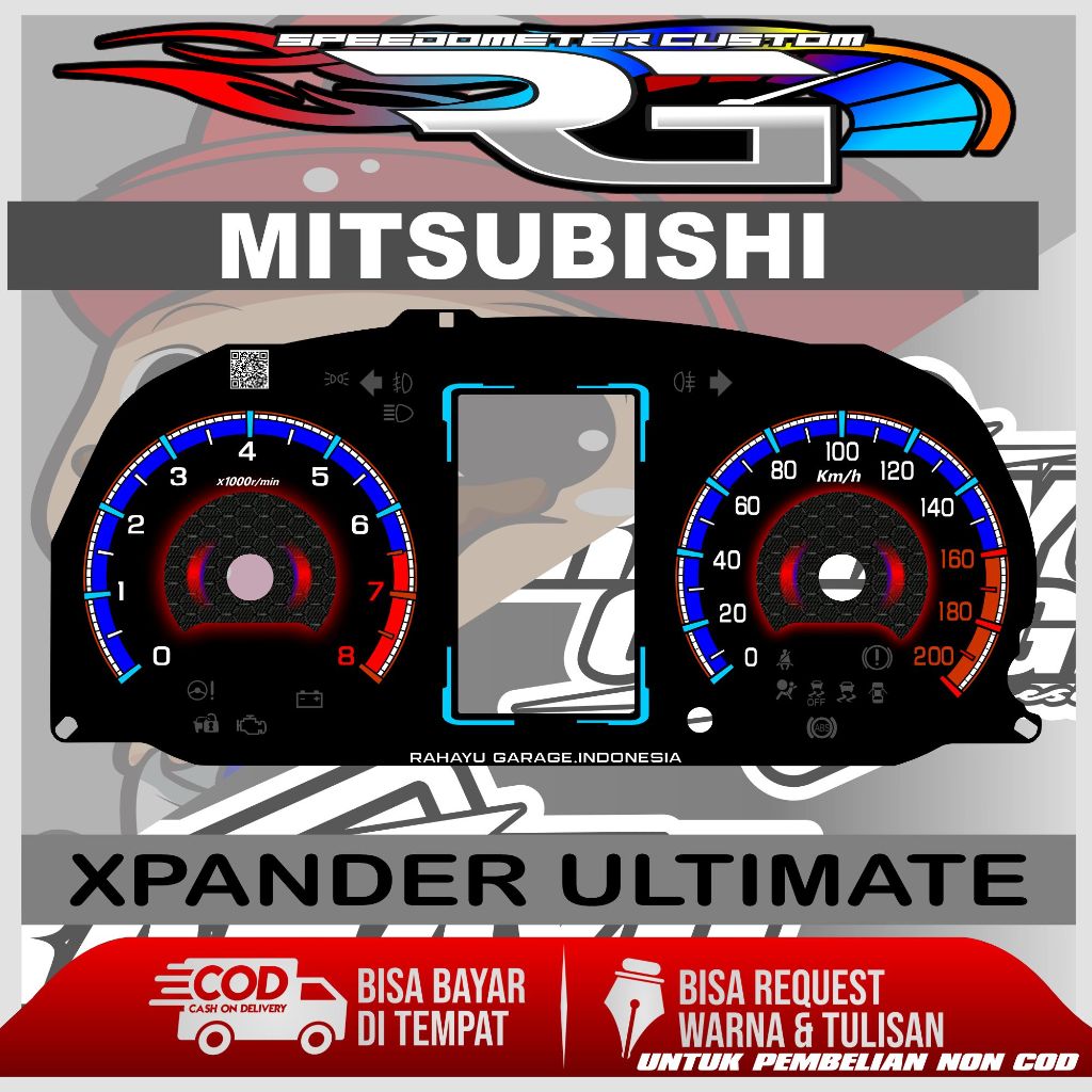 Custom MITSUBISHI XPANDER ULTIMATE SPEEDOMETER BOARD | Shopee Malaysia