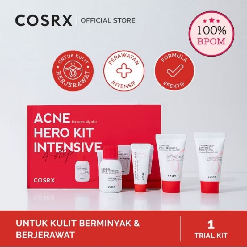 Cosrx AC Collection Acne Hero Kit Intensive Skincare (For Acne-prone ...