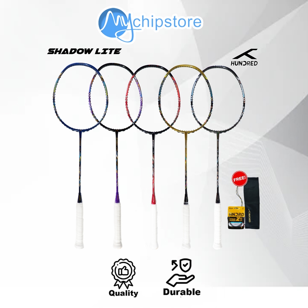 Original HUNDRED SHADOW LITE Badminton Racket | Shopee Malaysia