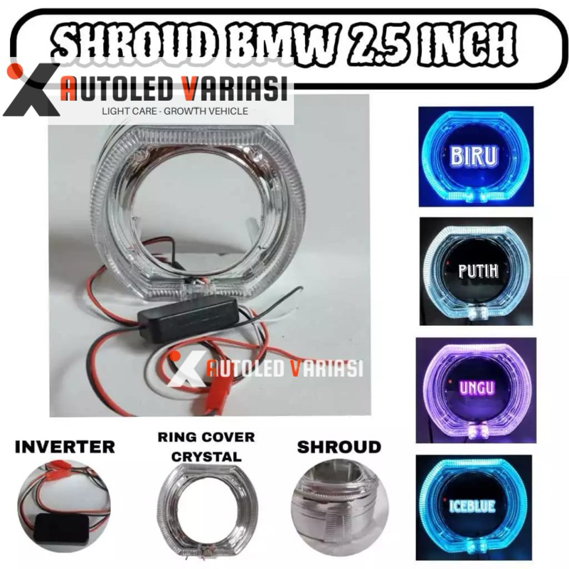 Shroud Biled Ring BMW 2.5inch D137 l Shroud BMW 2.5inch UNIVERSAL ...