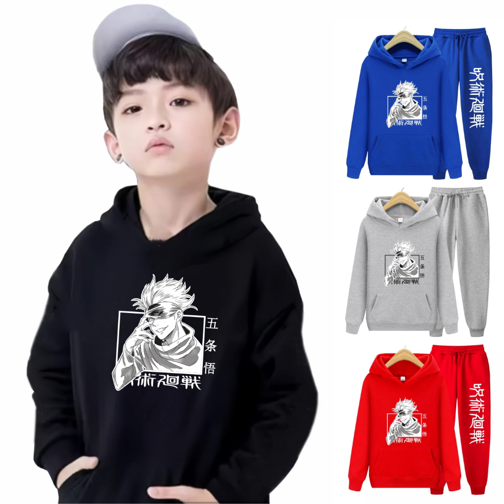 Jujutsu Kaisen Gojo Satoru Anime Children's Sweater Size ML-XL Ages 4 ...