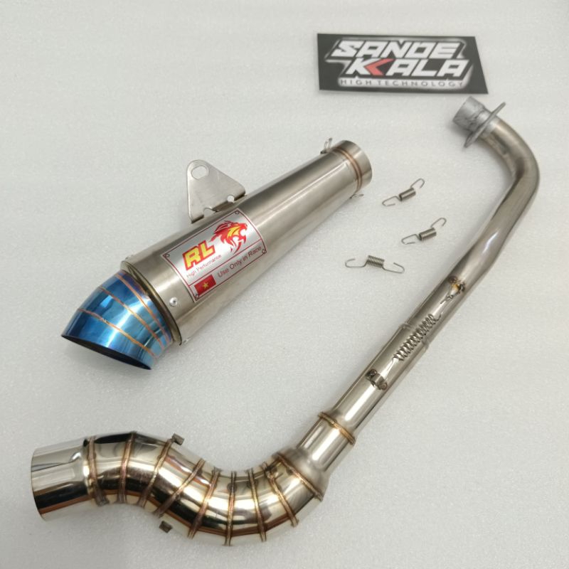 Nlk Pipe canister contour open specs exhaust Pipe for Wave 125 Xrm 110/ ...