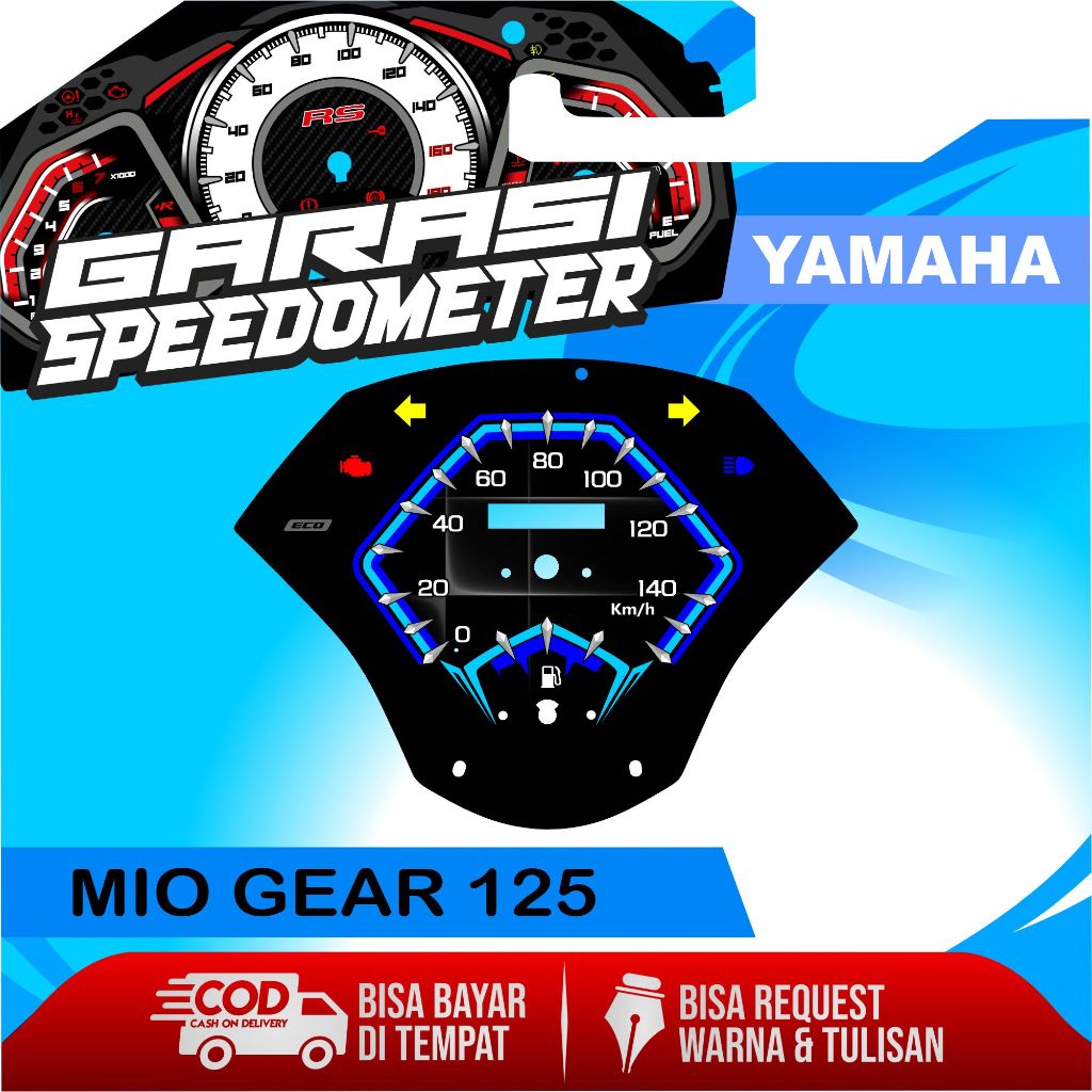 Yamaha MIO GEAR 125 CUSTOM SPEEDOMETER BOARD | Shopee Malaysia