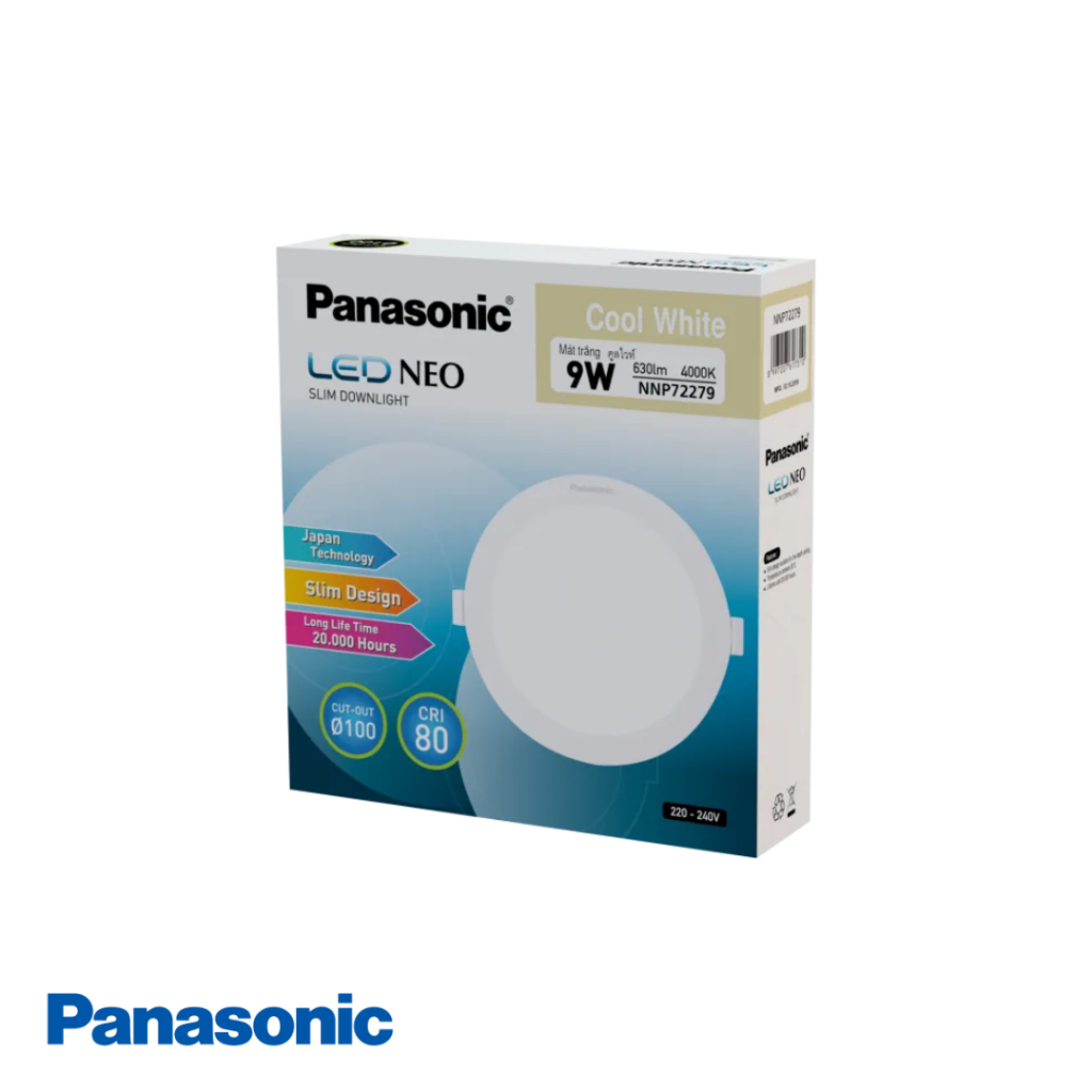 Panasonic LED Downlight NEO Slim 9W 9 Watt 4000K Neutral NNP72279 ...