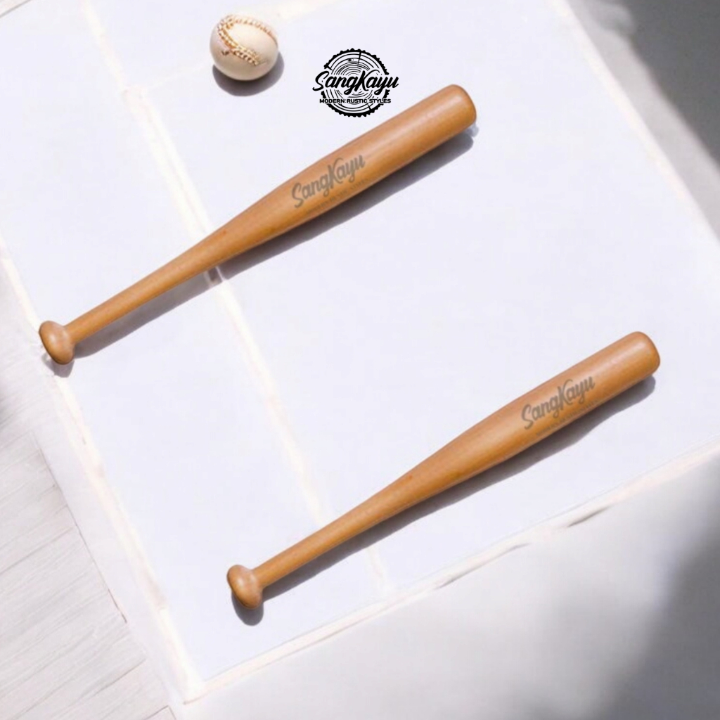 SangKayu Solid Wood Baseball Bat Baseball Stick Softbal Kasti Baseball ...