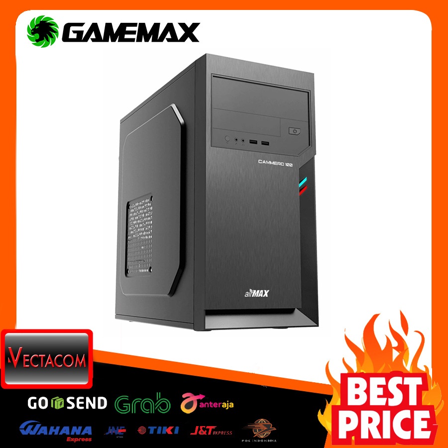 Gamemax Airmax Cammero Casing 100 I 200 I 300 - M-ATX PC CASE | Shopee ...