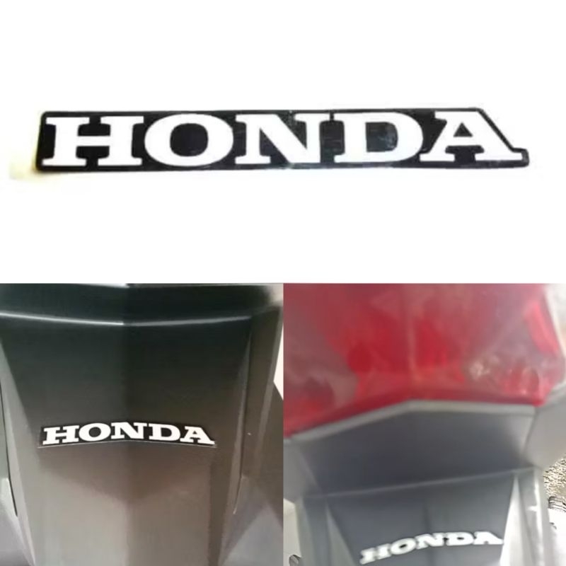 Honda Writing logo Sticker For universal Rear Fenders For All ...