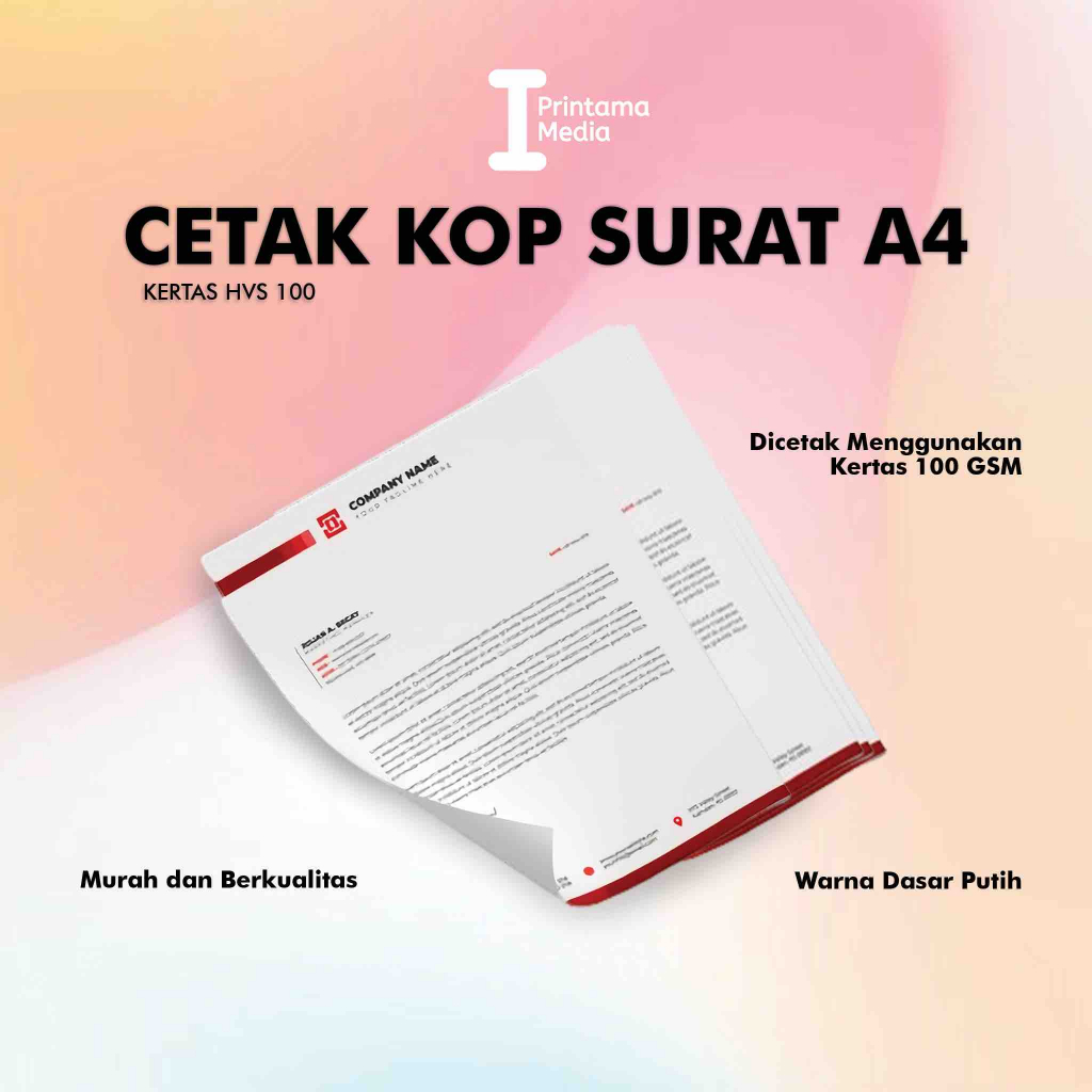 Print Full Color A4 Letterhead | Shopee Malaysia