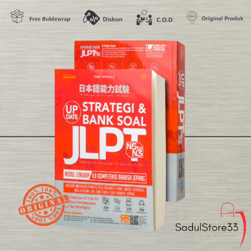Japanese Learning Book - UPDATE Strategy & Question BANK JLPT (JAPANESE ...